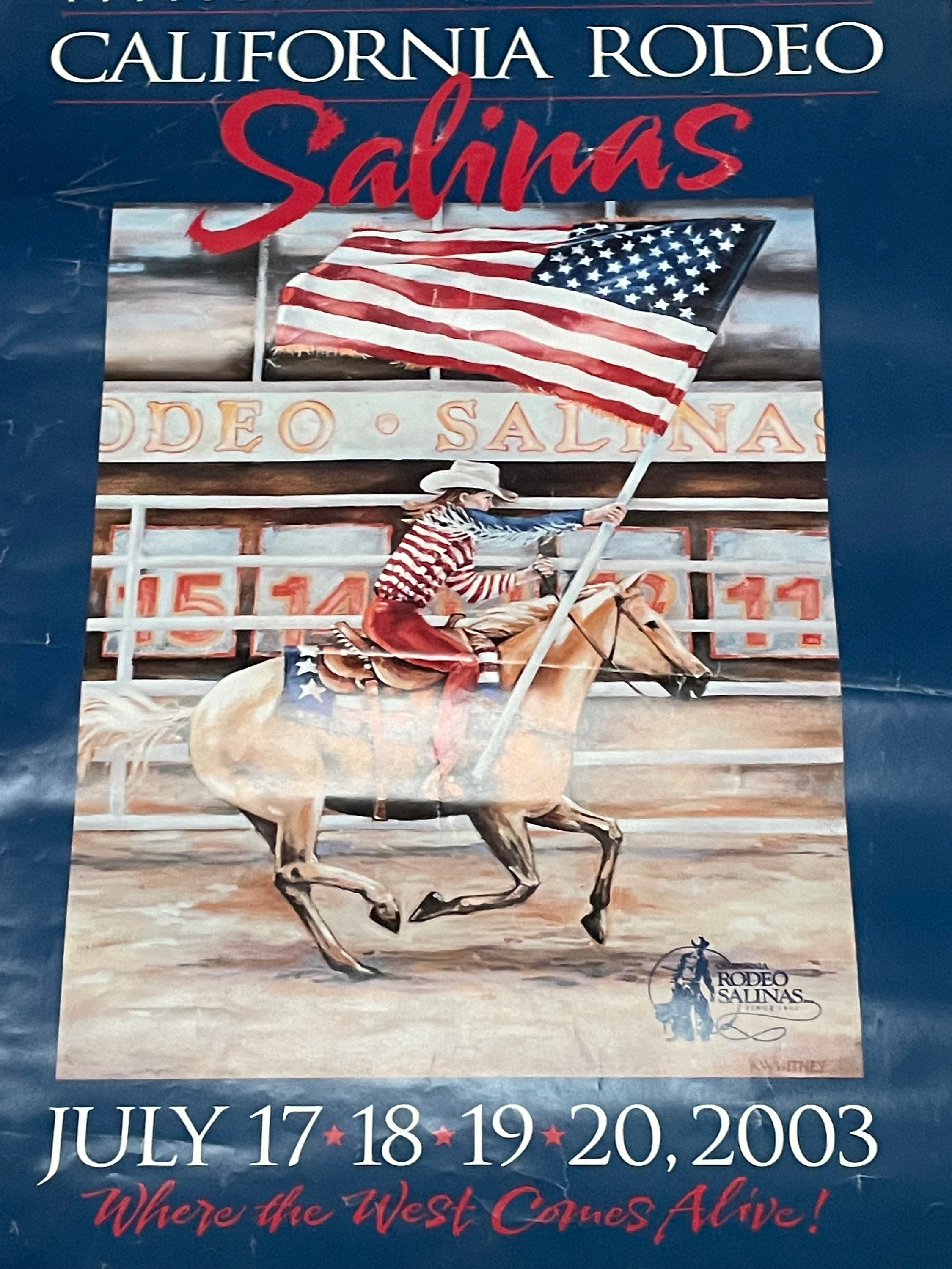 Vintage Salinas Rodeo Poster 2003 - Etsy
