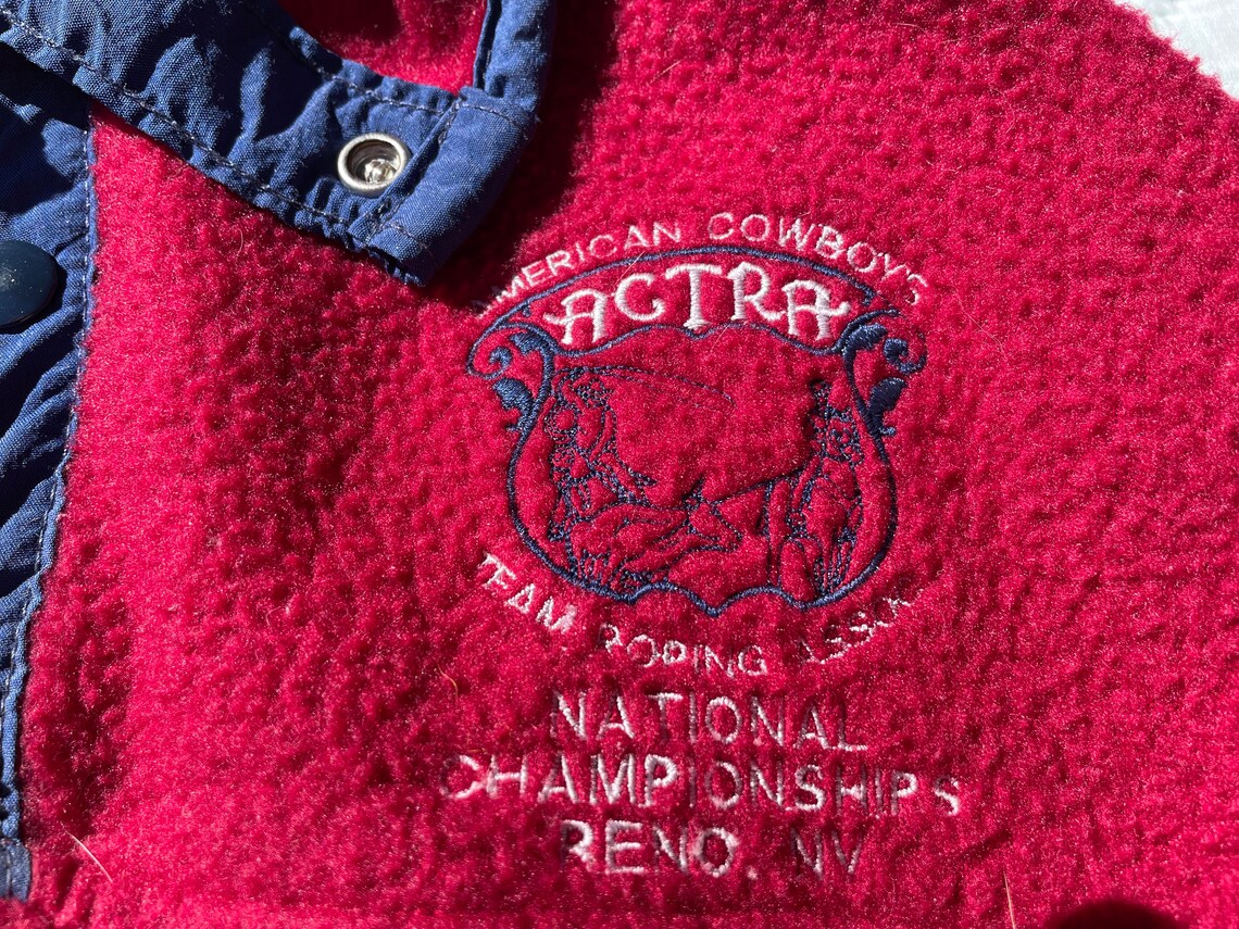 Vintage Fleece Jacket With Logo ACTRA National Championships, Reno NV ...