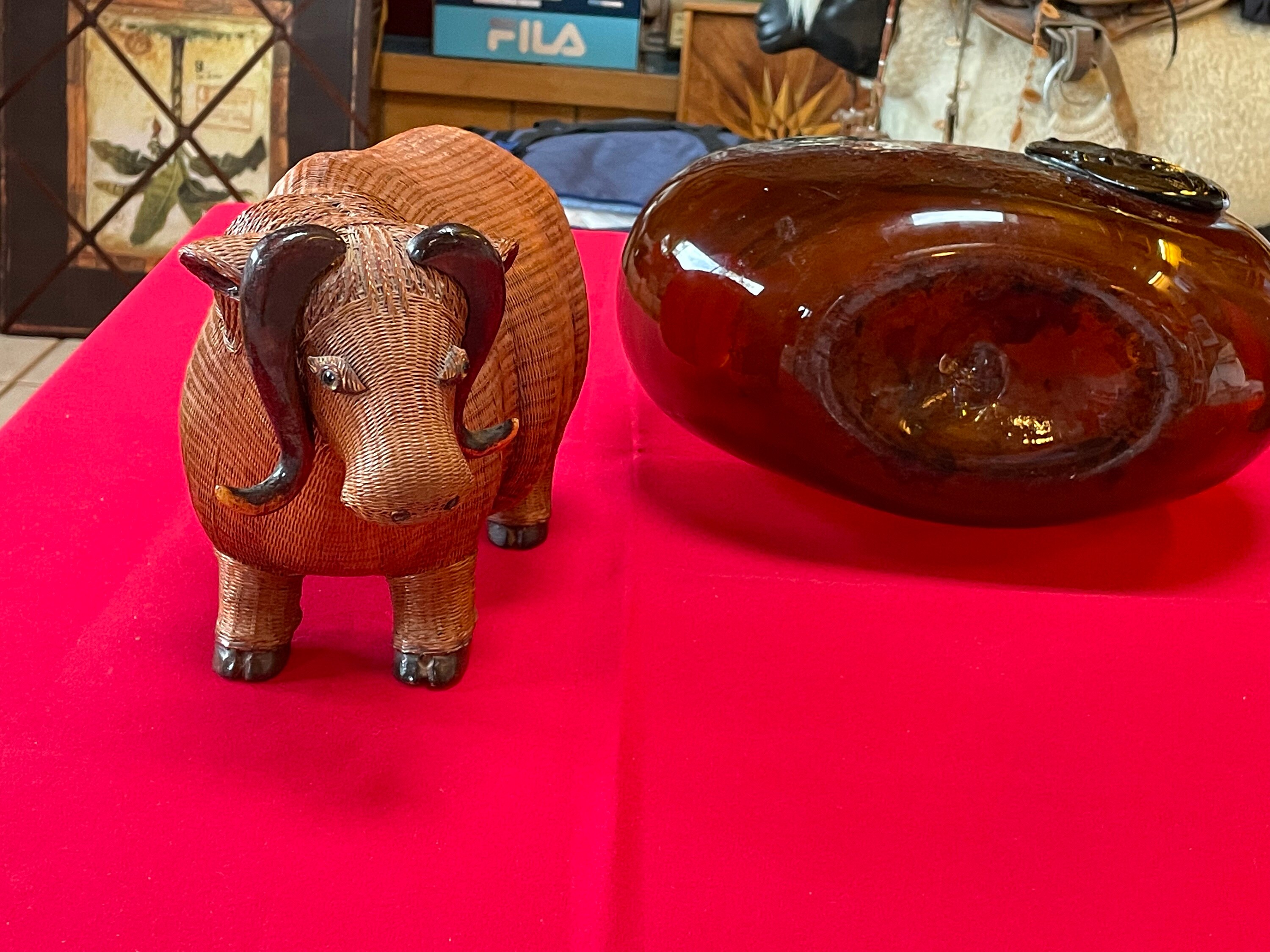 Chinese Laminated Wicker Animals - Etsy