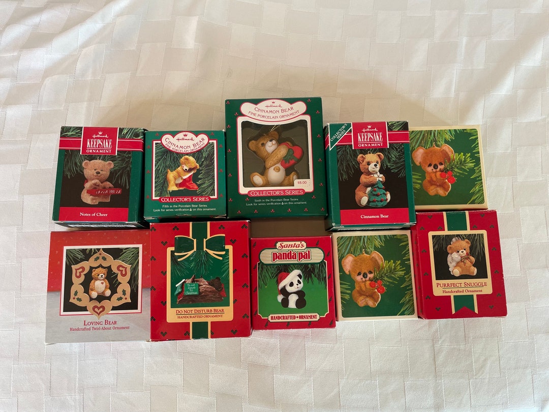 Bears Galore in This Collection of Hallmark Ornaments, Three Are Rare ...