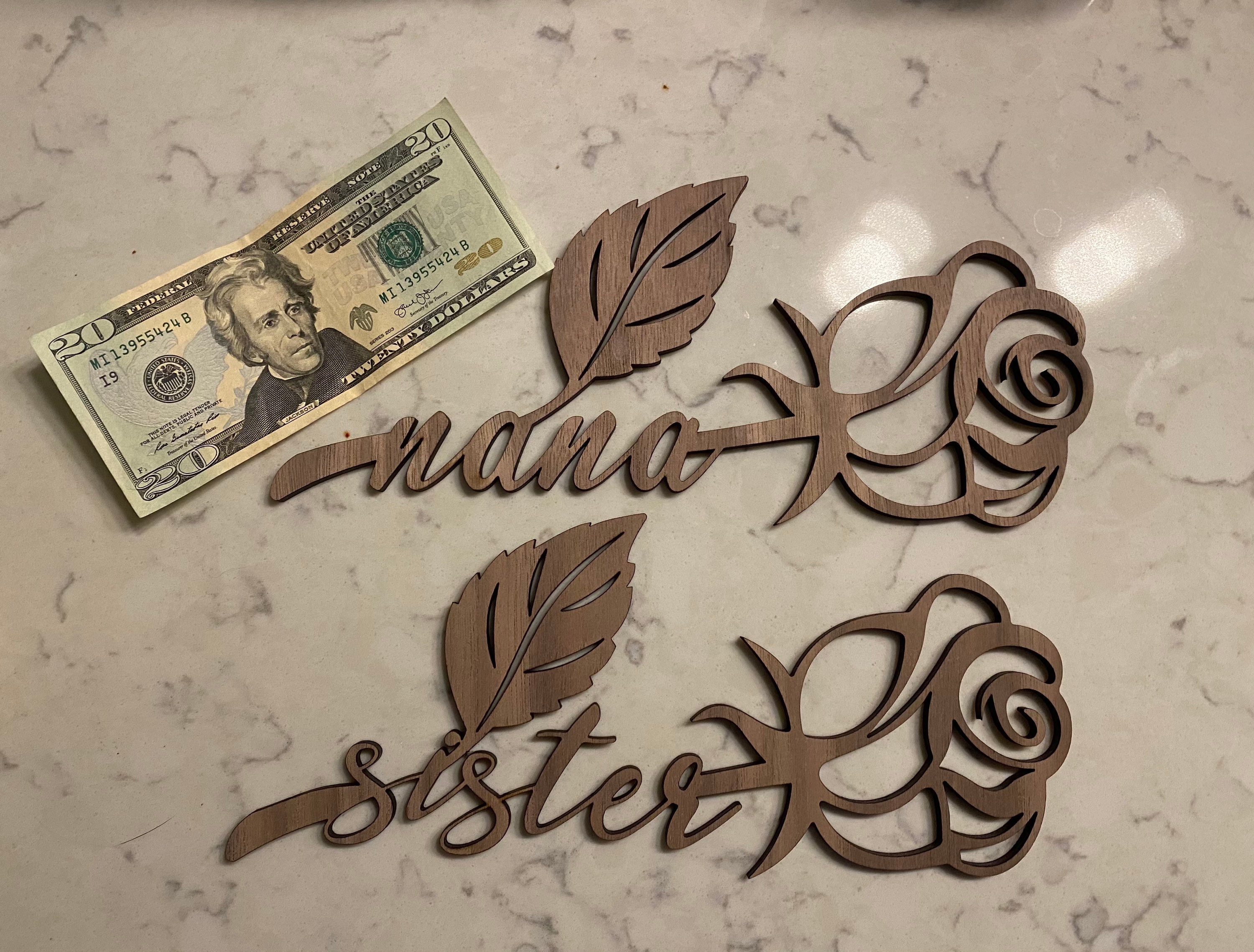 Wooden Rose mom Sign - Etsy