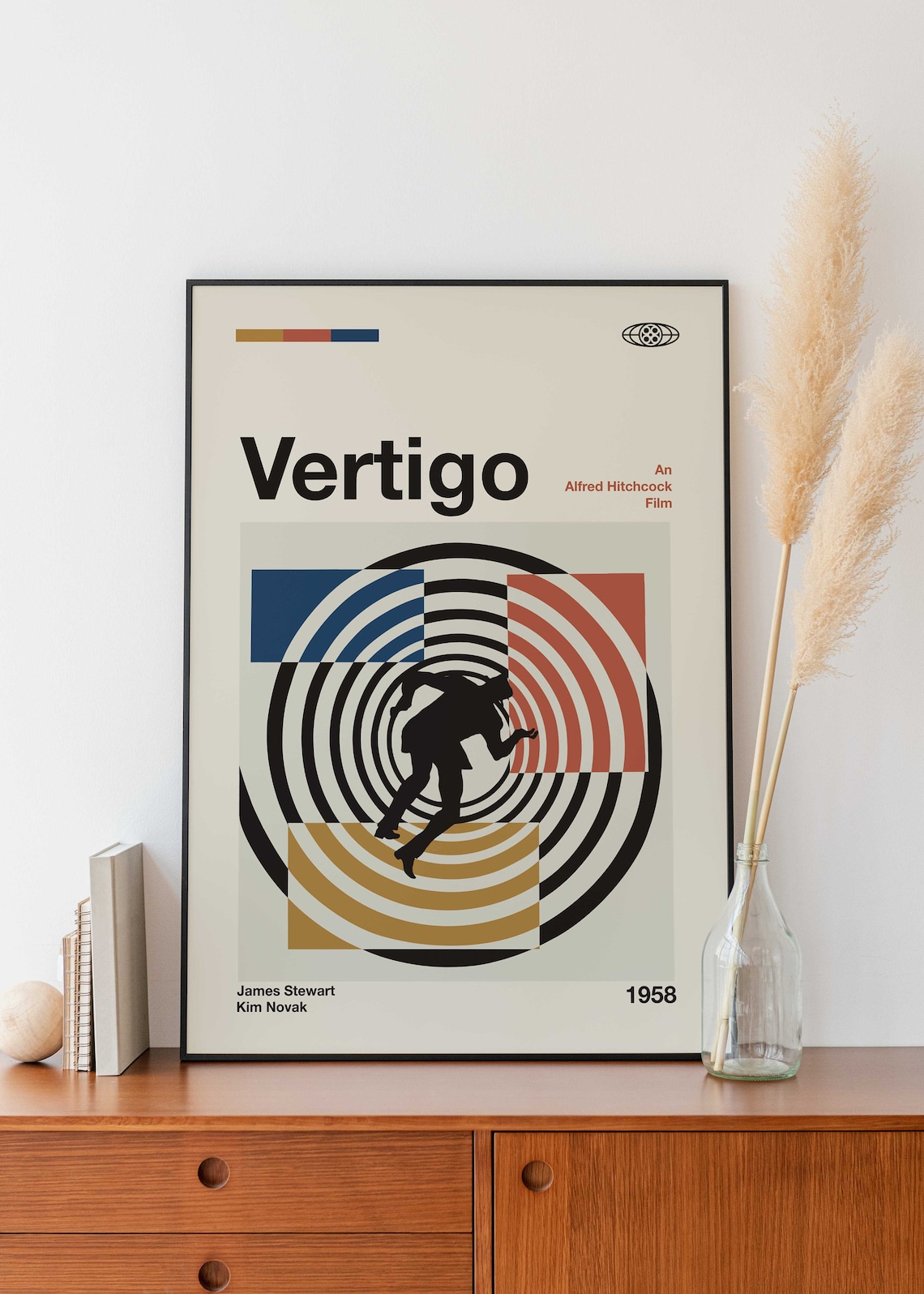 DIGITAL DOWNLOAD Vertigo Poster Alfred Hitchcock Vintage Aesthetic Wall ...