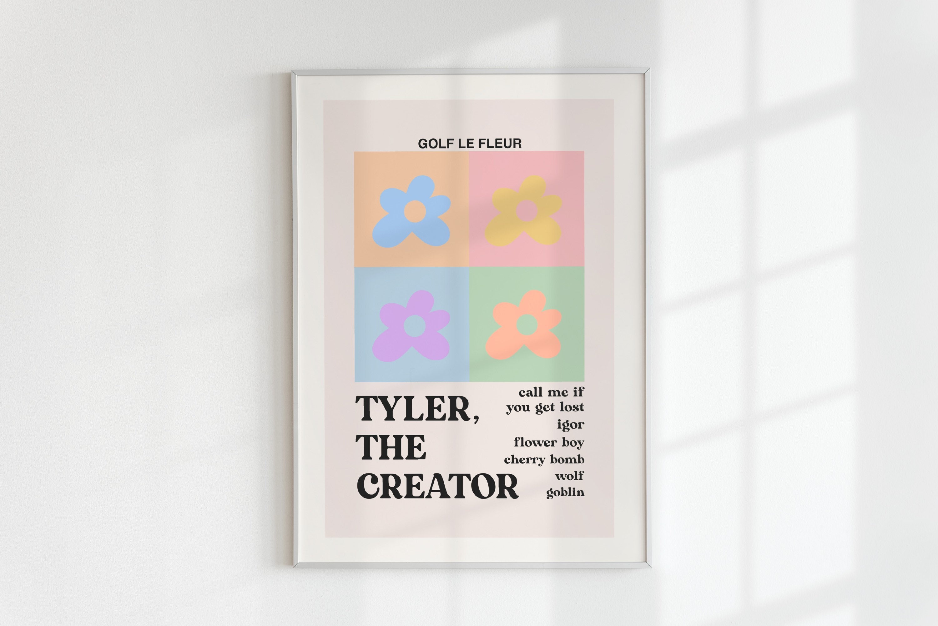 DIGITAL DOWNLOAD Tyler the Creator Merch Poster Aesthetic Wall | Etsy