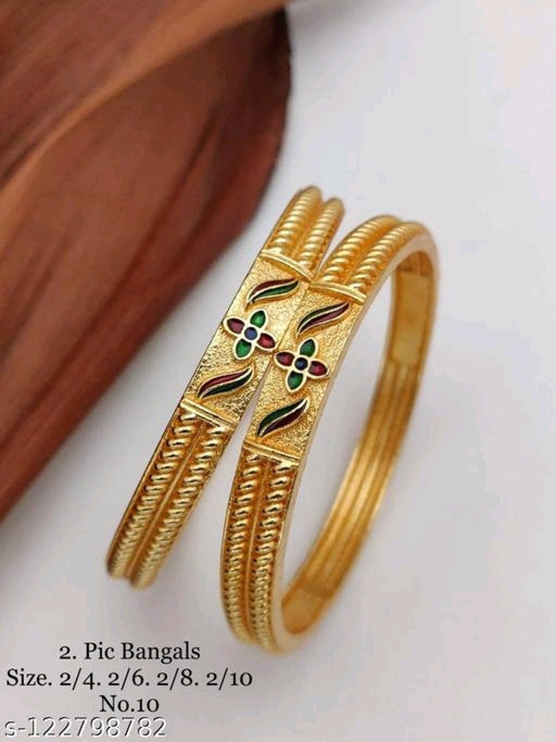 Ethnic Indian Bangles/indian Bangles/bride Bangles/gold Bangles ...