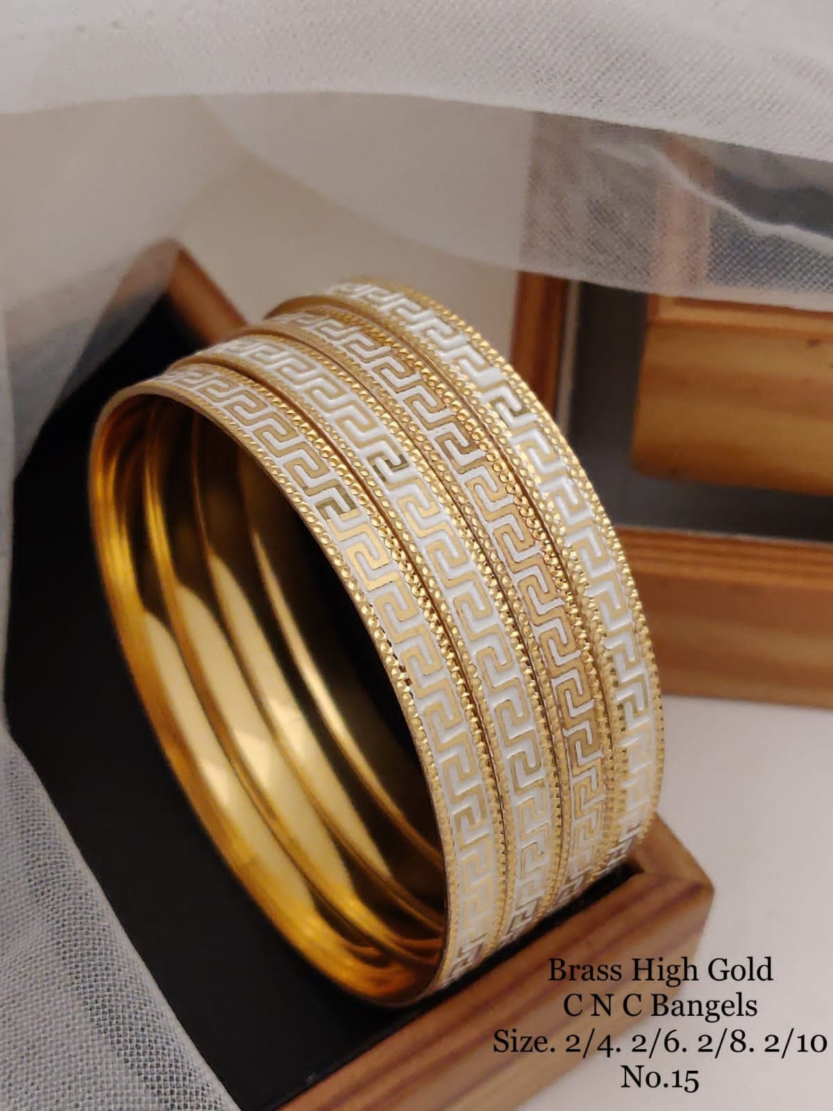 Buy Gold 4 Bangles/ethnic Bangles/women Bangle Set/annivarsary Gift ...