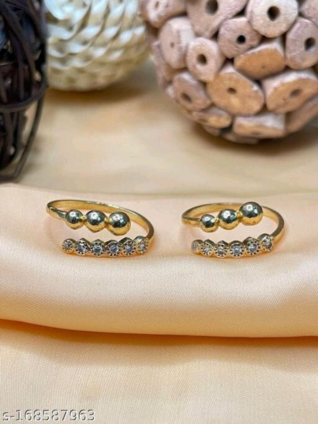 Designer Rasjtahni Bichiya Ring/handmade Jewelry/adjustable Toe Ring ...