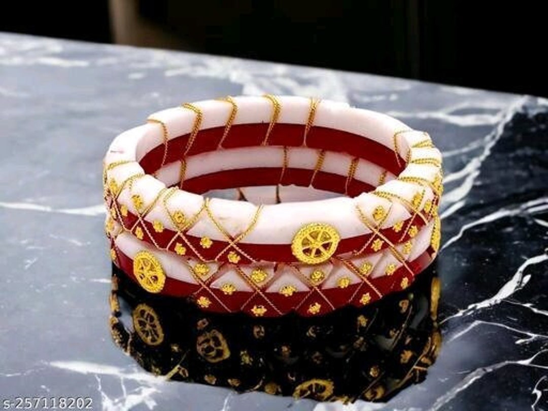 Gold Plated Temple Bangoli Bangles/traditional Bangle/indian - Etsy Canada