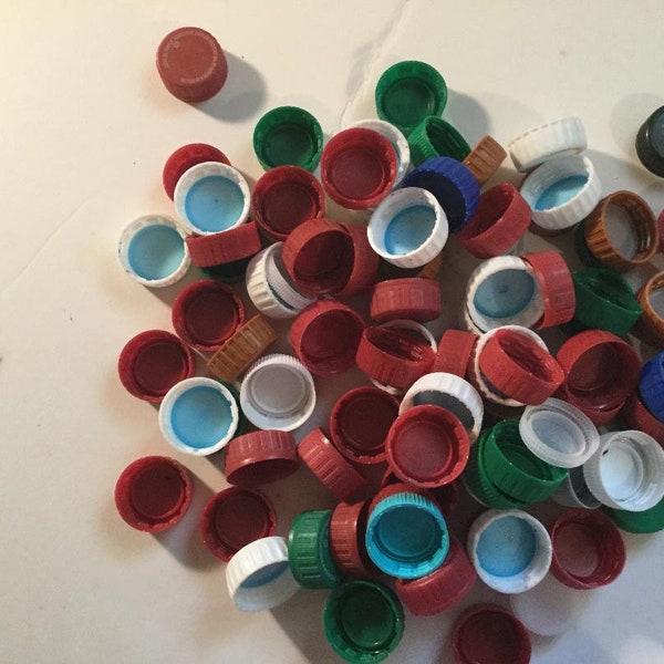 Plastic Bottle Caps - Etsy