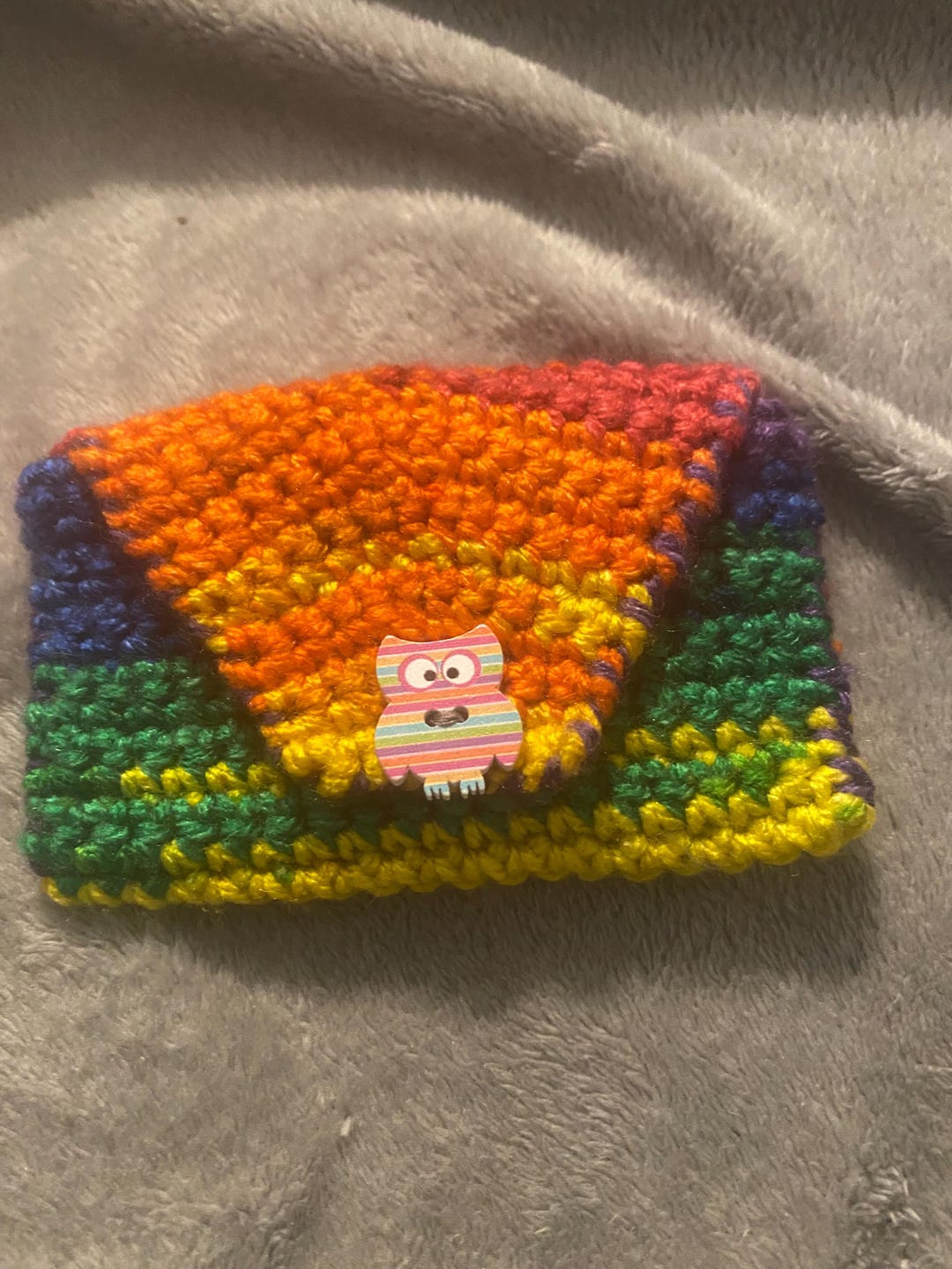 Adorable Crochet Card Wallet - Etsy