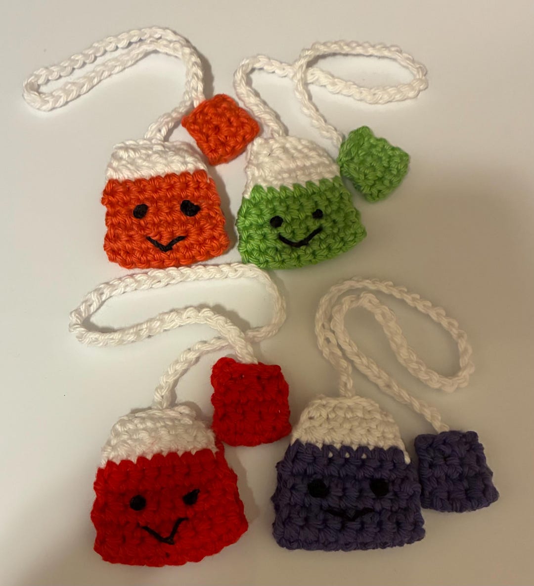 Adorable Crochet Tea Bag Bookmarks - Etsy