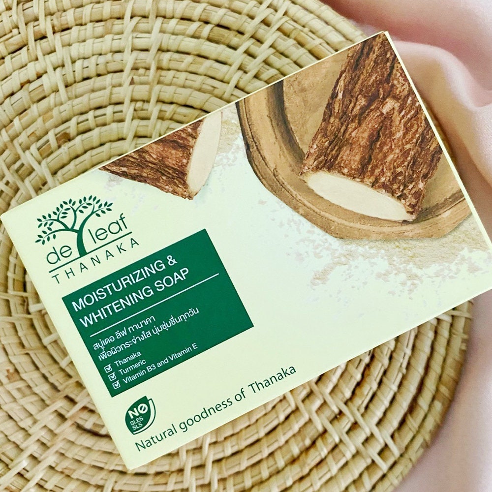 Thanaka Soap De Leaf Moisturizing Whitening Skin Natural - Etsy
