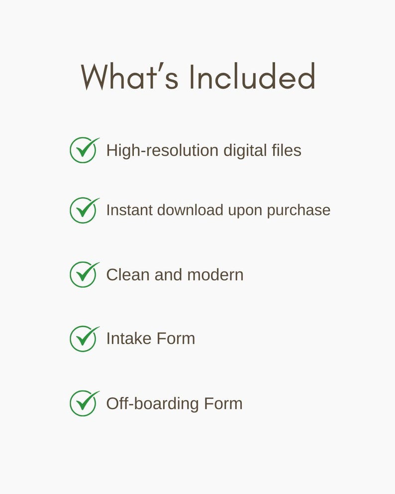Client Intake Form & Offboarding Form Bundle | Client Onboarding Template | Service Provider ...