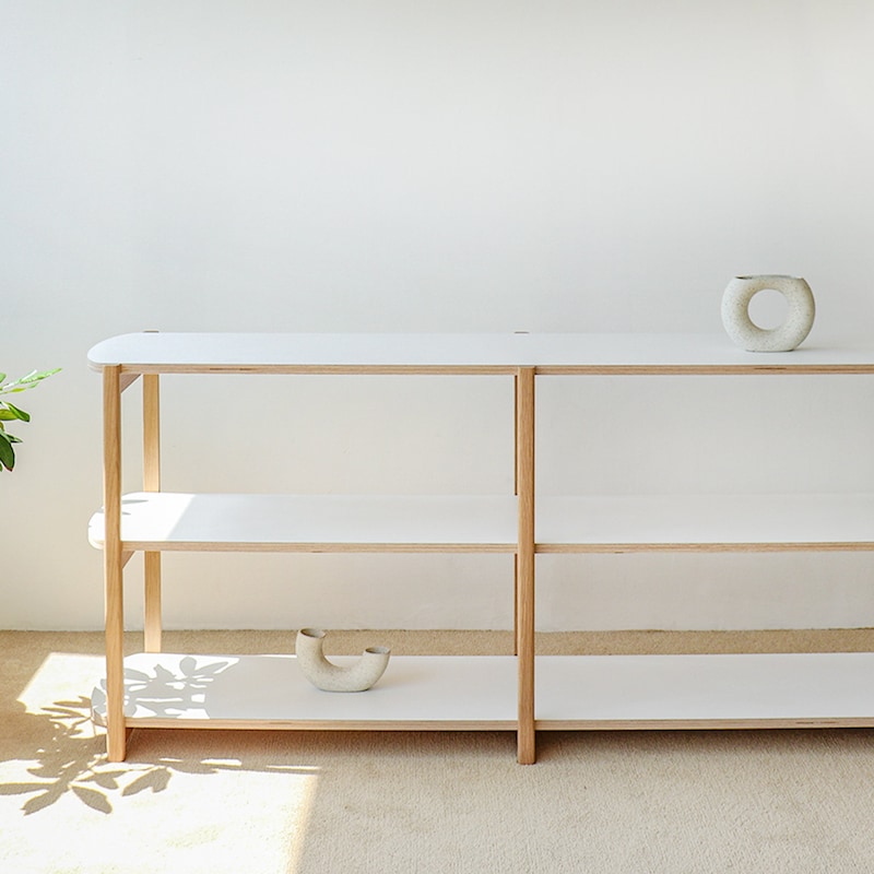 Walnut Open Bookcase - Etsy