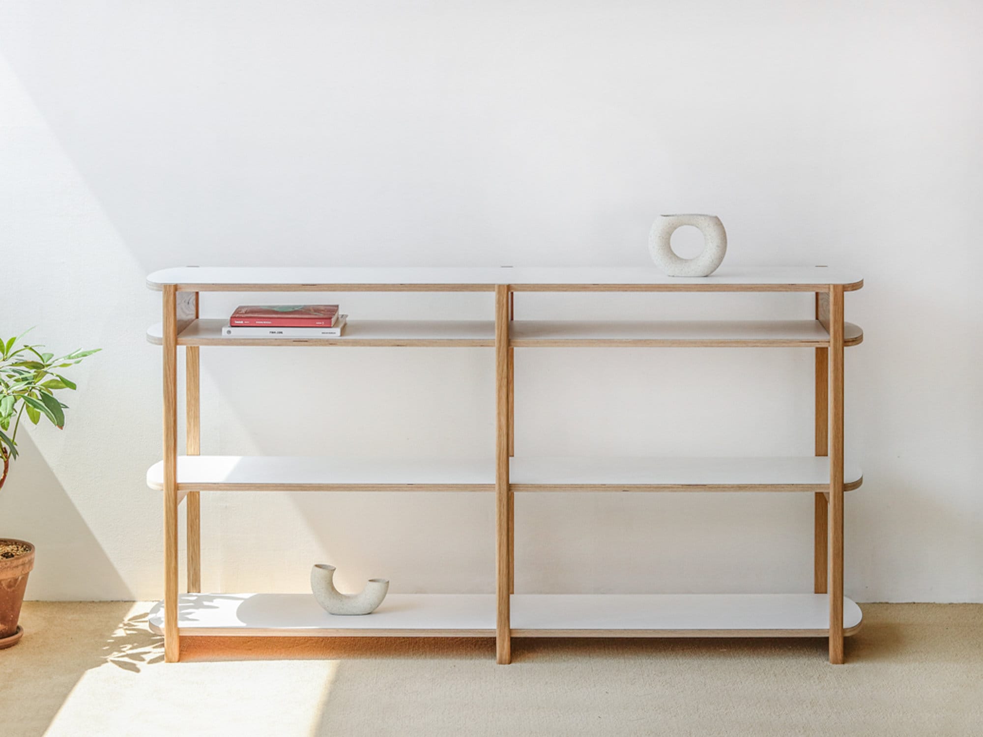 ANYSHELF 120/4 Shelving Unit Low Bookcase Bookshelves - Etsy