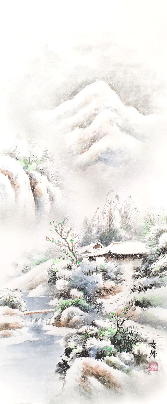 Korean Watercolor Paintings