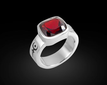 Hades Symbol Ring - Etsy