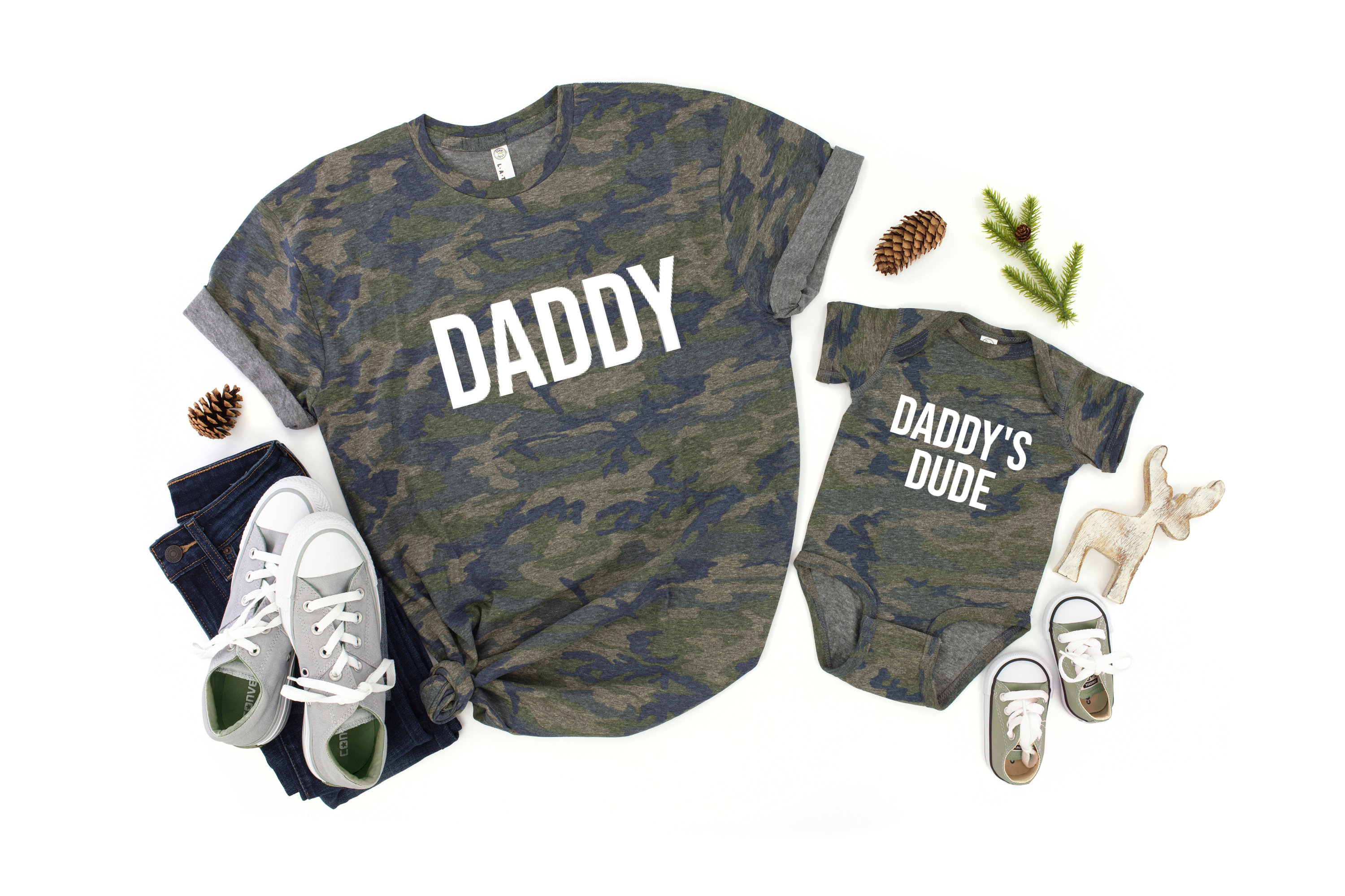 Daddy's Dude Shirt Daddy and Daddy's Boy Matching | Etsy