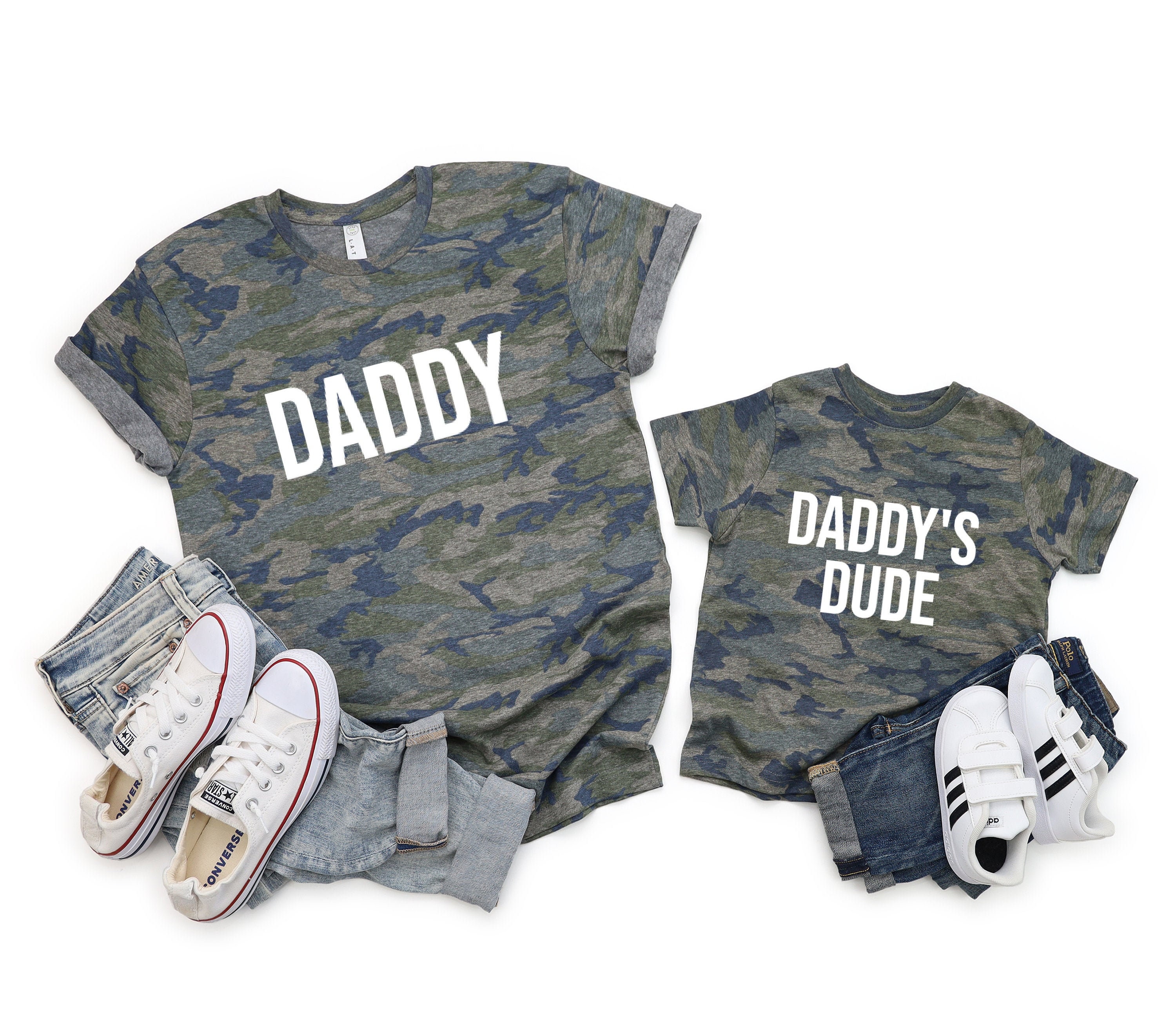 Daddy's Dude Shirt Daddy and Daddy's Boy Matching | Etsy
