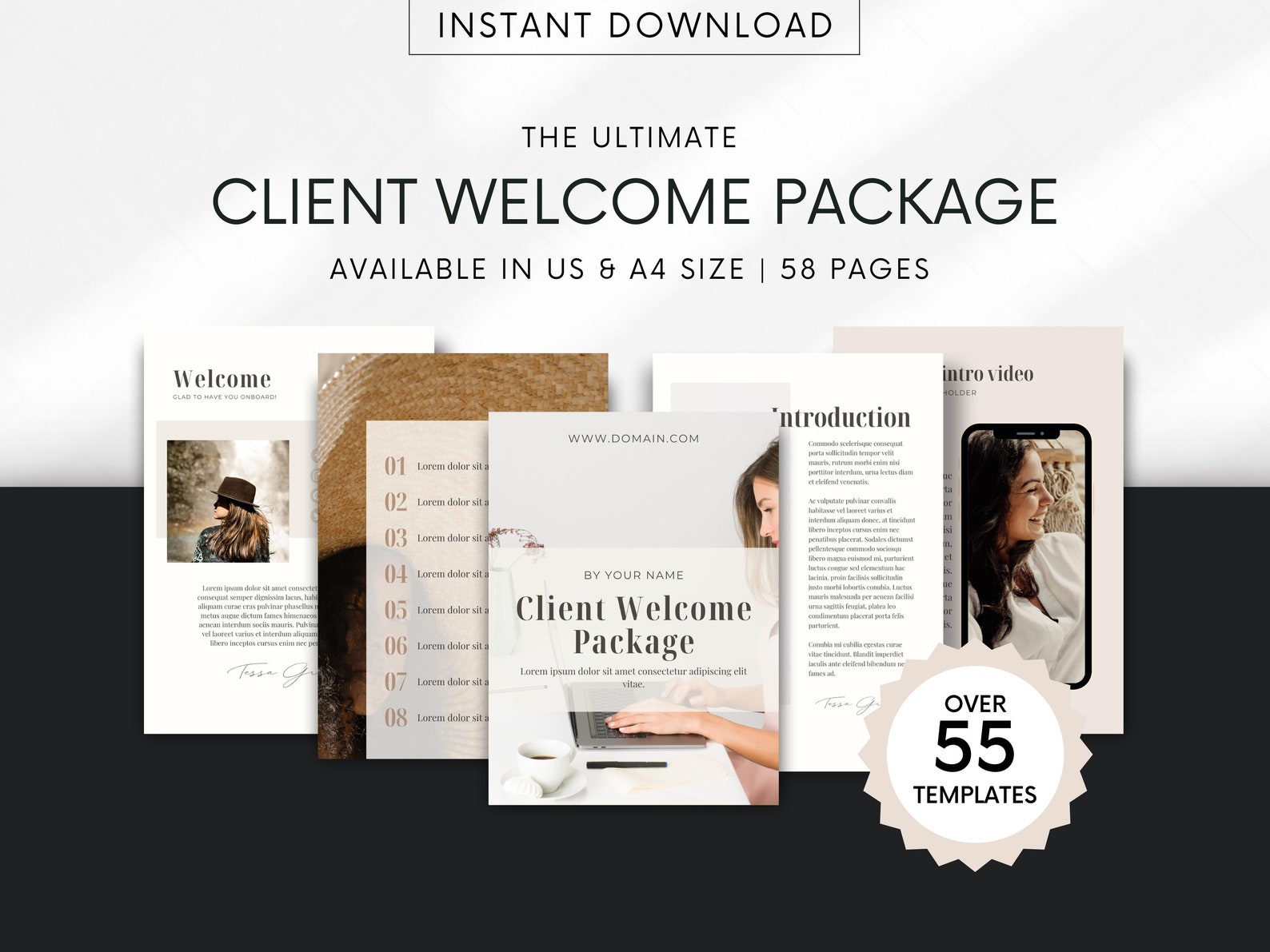 Welcome Client Bundle Client Onboarding Bundle Welcome Aboard Pack ...