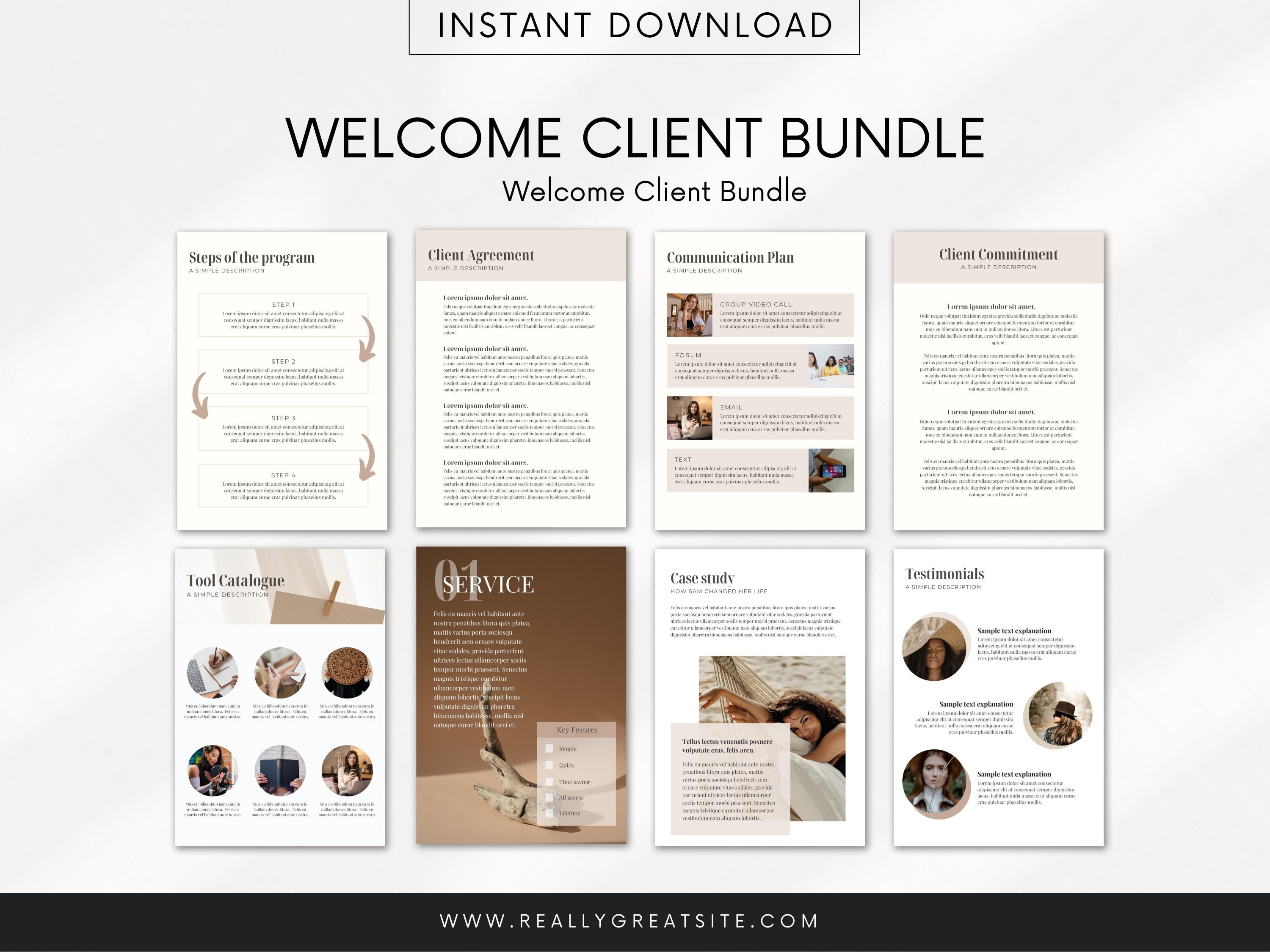 Welcome Client Bundle Client Onboarding Bundle Welcome Aboard Pack ...