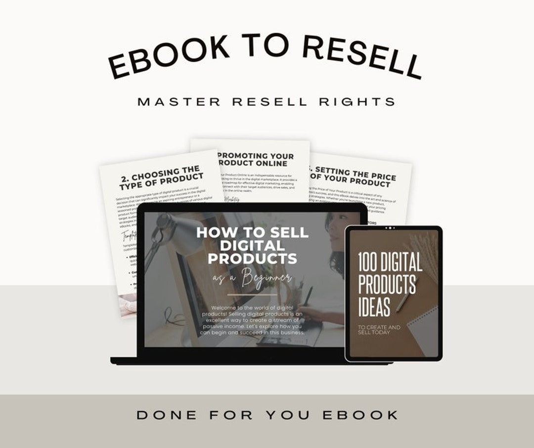 Master Resell Rights How to Sell Digital Products as A Beginner Ebook ...