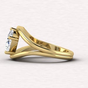 Oval Cut Lab Grown Diamond Ring Eye Shape Ring New & Unique Designed ...