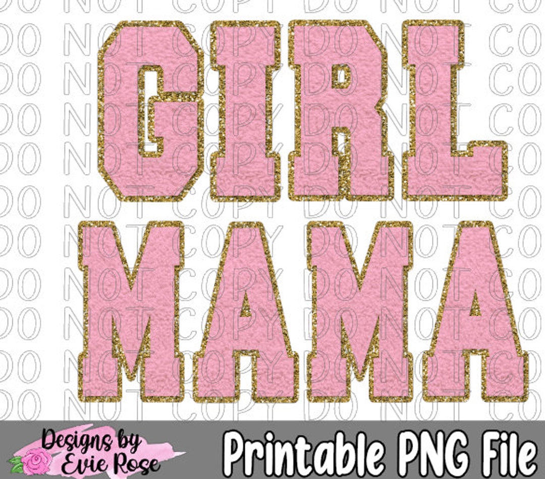 Girl Mama PNG Download - Etsy