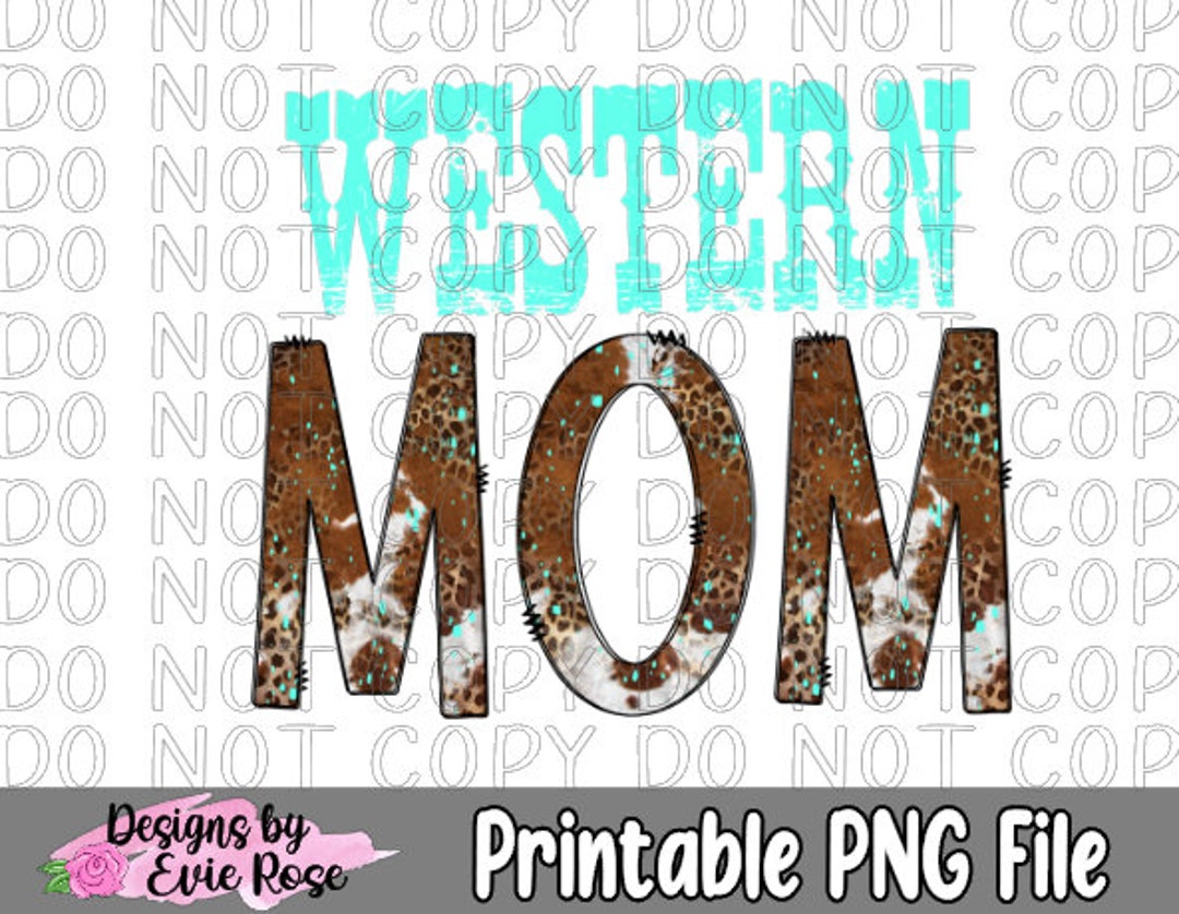 Western Mom PNG Digital Download - Etsy