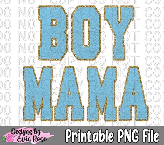 Boy Mama PNG Download | Etsy