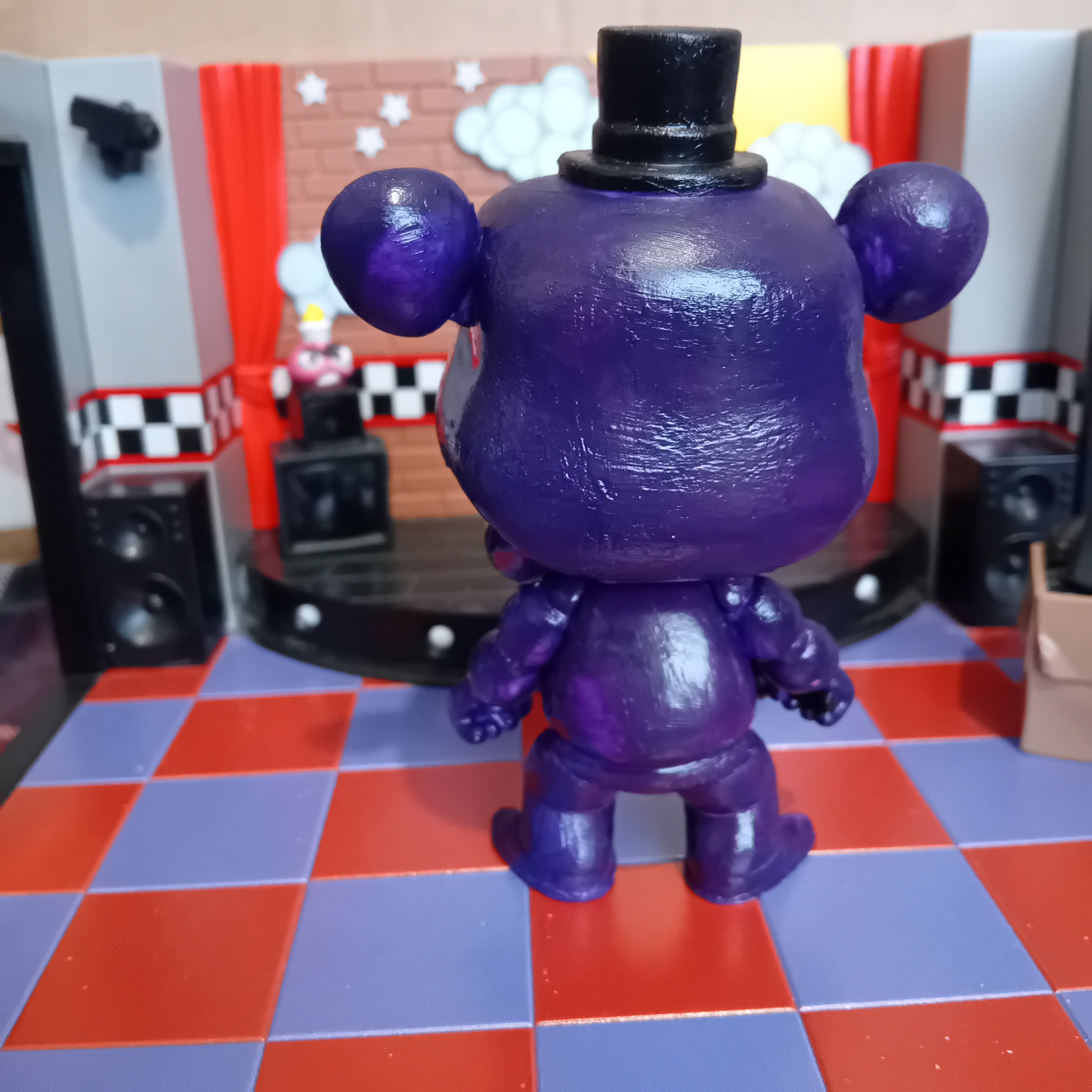 Five Nights at Freddy Custom Shadow Freddy Pop Figure - Etsy