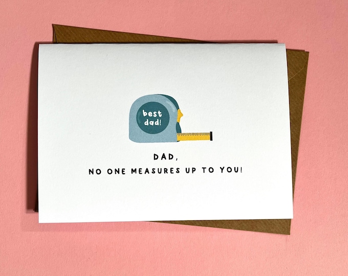Father's Day Tape Measures, Personalized Gift for Dad, No One Measures ...