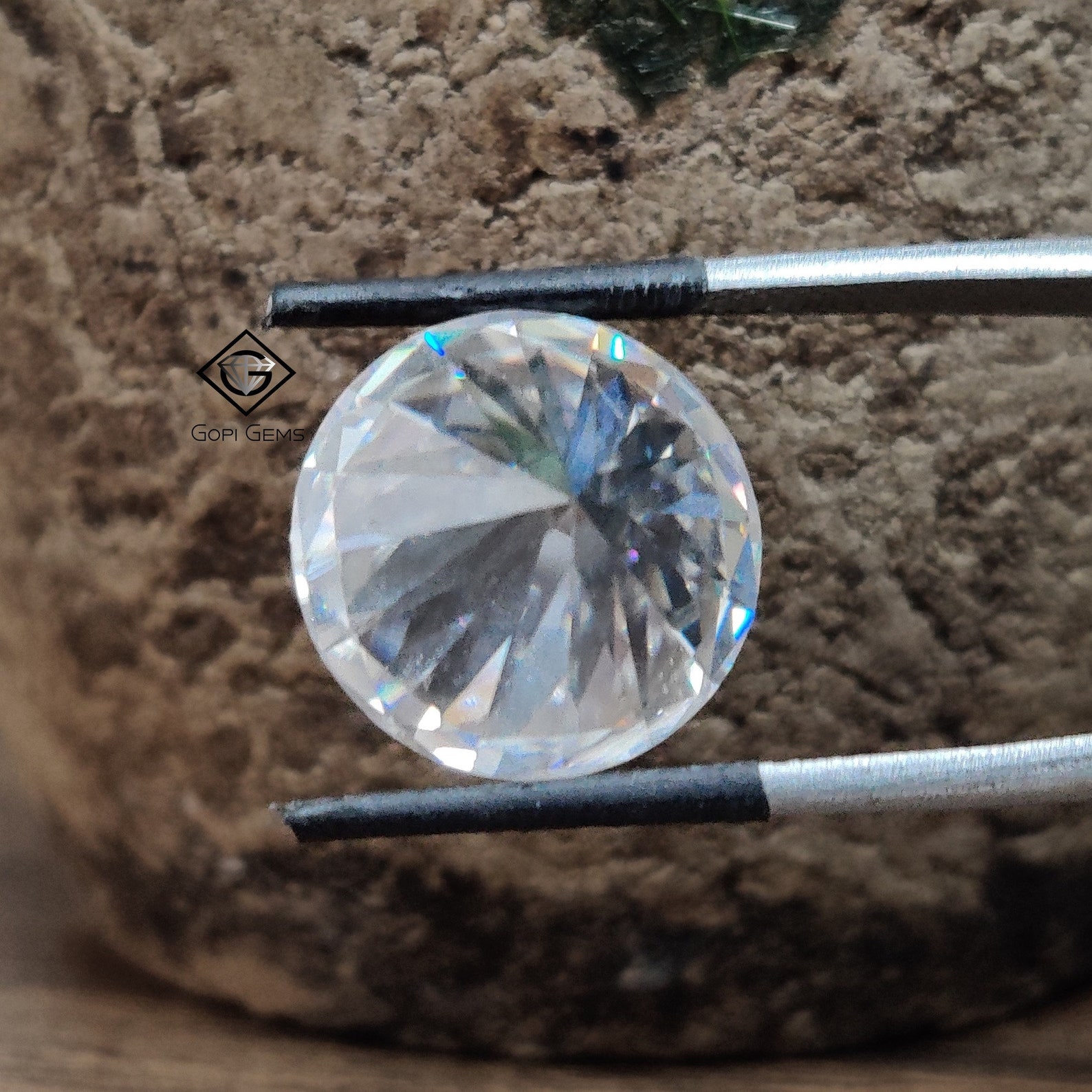 1.00 CT Colorless Loose Moissanite Stone VVS1 Clarity Round | Etsy