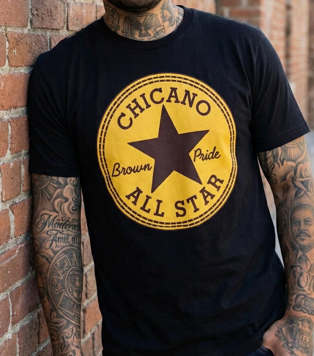 Chicano All Star Tee, Mexican Themed Shirt, - Etsy