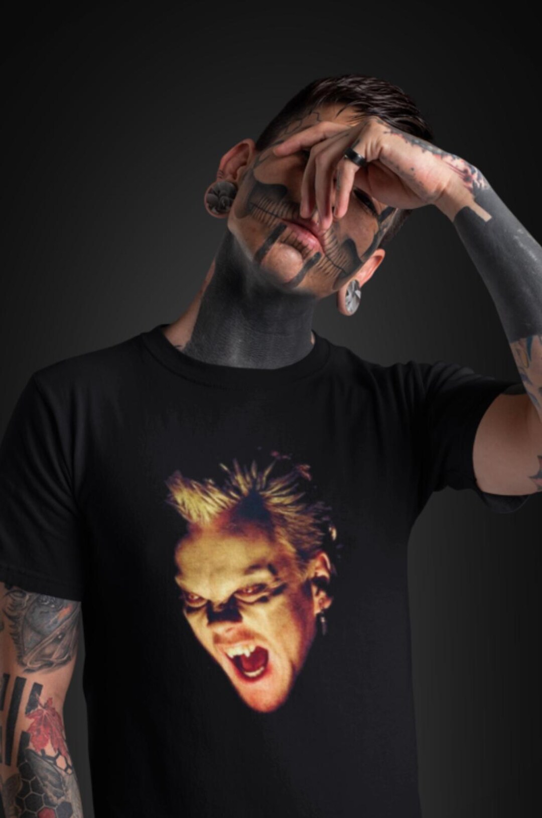 The Lost Boys Vampire David Tee, Halloween Shirt, Gothic Fashion ...