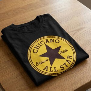 Chicano All Star Tee, Mexican Themed Shirt, - Etsy