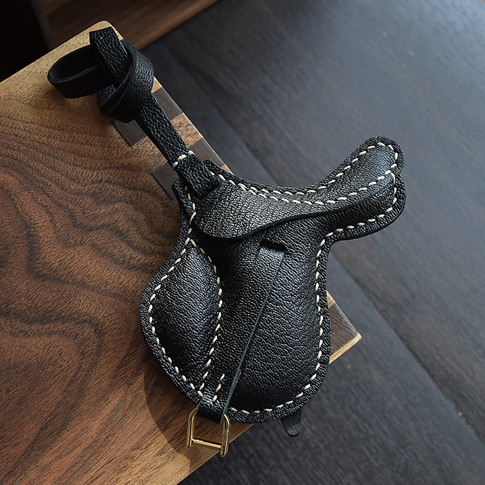 Leather Keychain / Saddle Keychain / Saddle Bag Pendant / Original ...