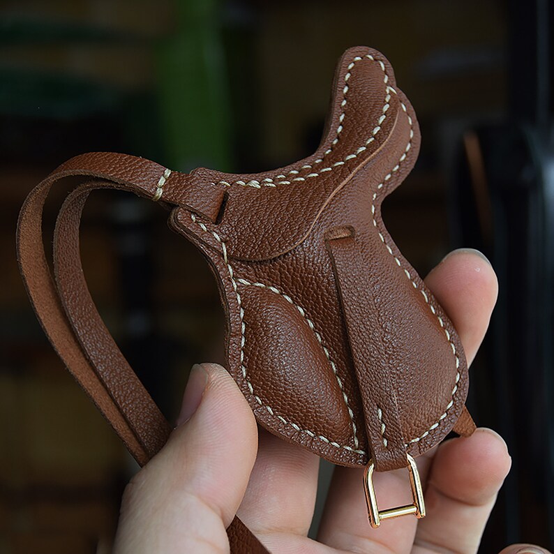 Leather Keychain / Saddle Keychain / Saddle Bag Pendant / Original ...
