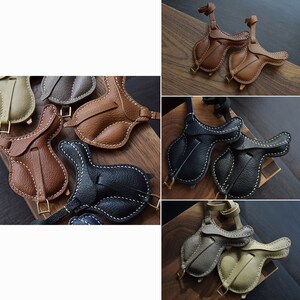 Leather Keychain / Saddle Keychain / Saddle Bag Pendant / Original ...