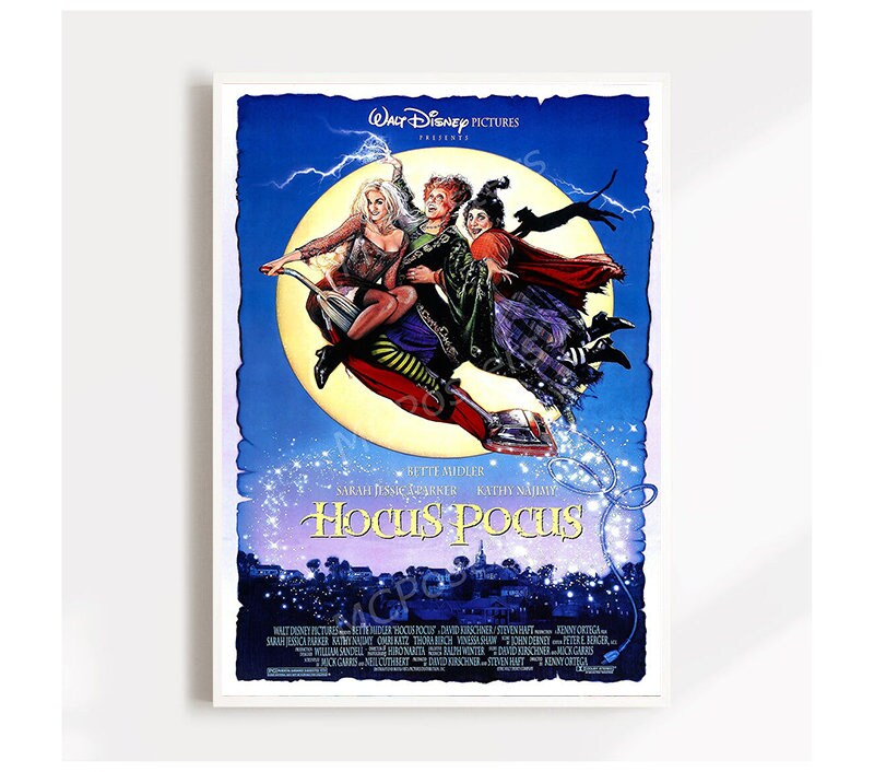 Disney Hocus Pocus Movie Poster, Hocus Pocus Christmas