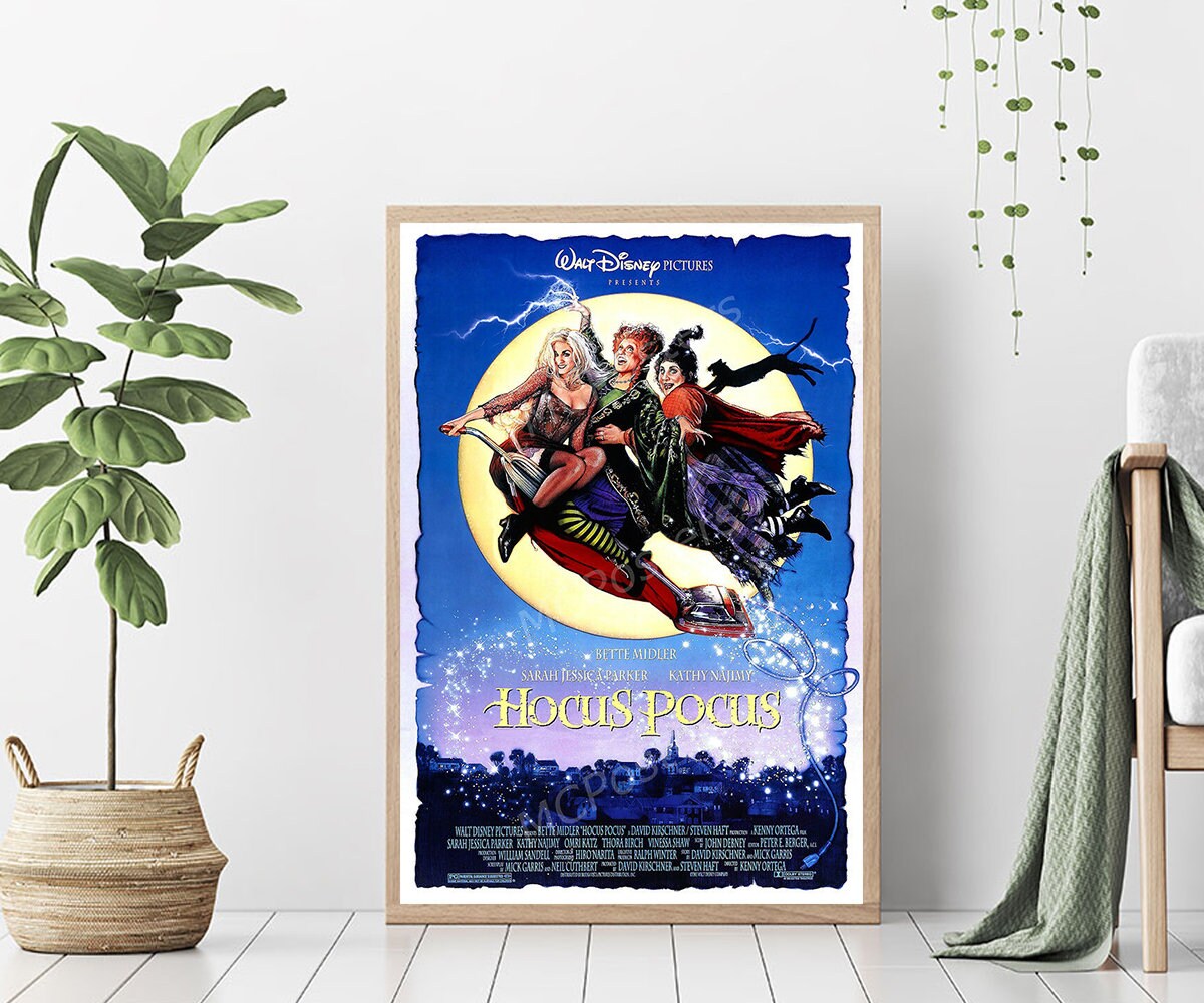Disney Hocus Pocus Movie Poster, Hocus Pocus Christmas