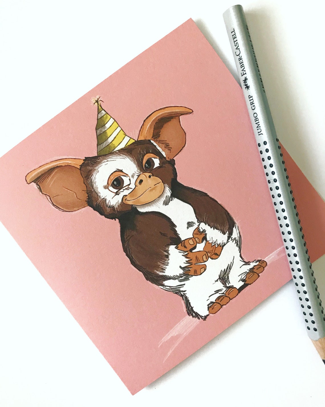 Gizmo, Gremlins Inspired Birthday Card - Etsy
