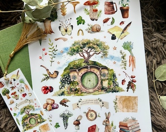 Hobbit, the Shire, Hobbit Life, Story Fine Art Print, Watercolour Print ...