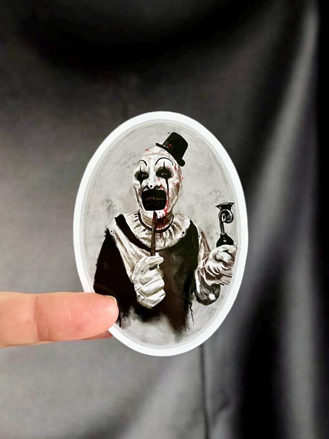 Art the Clown, Terrifier Vinyl Sticker - Etsy