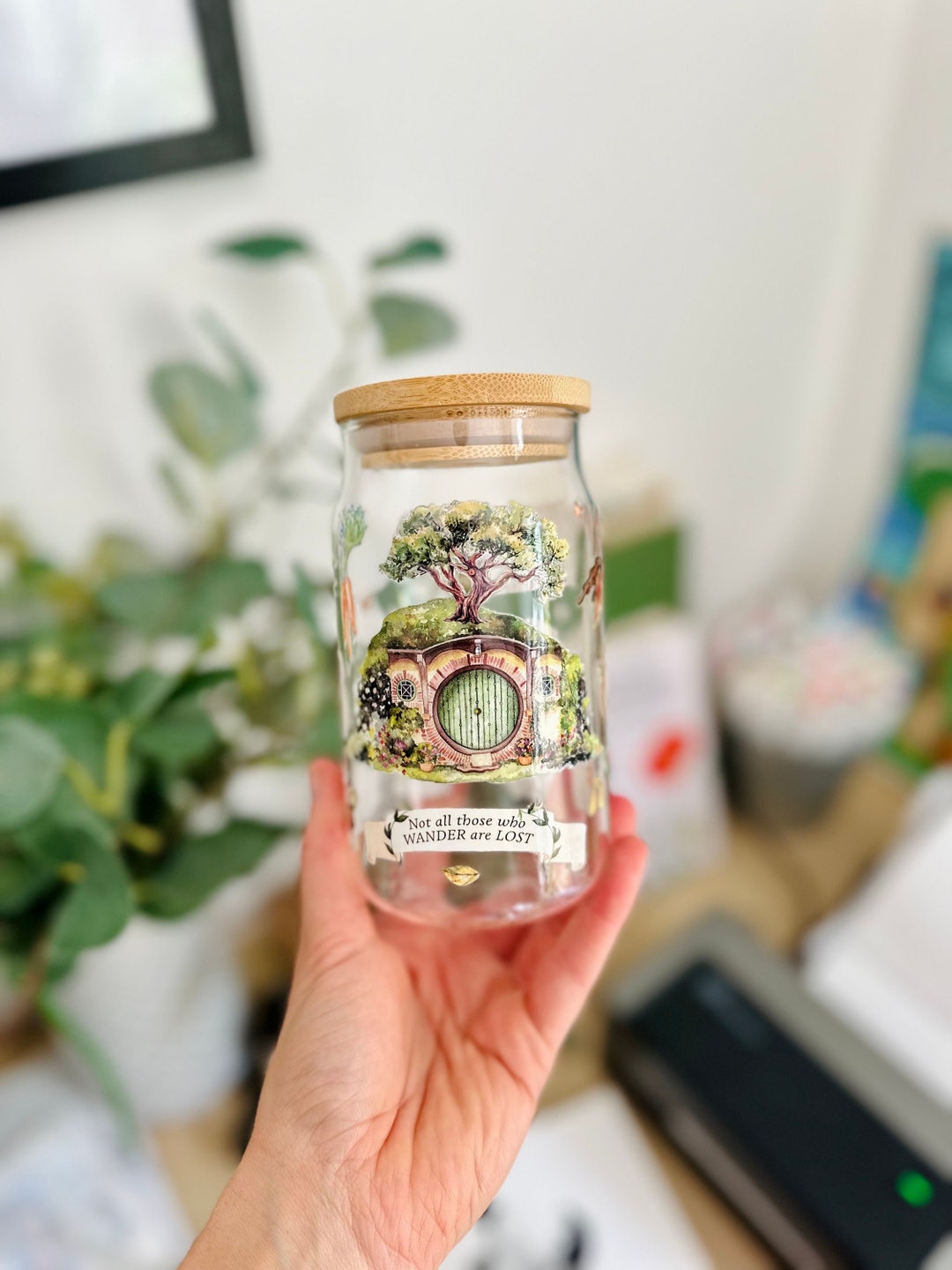 Hobbit Hole, Hobbit Life, Hobbiton Inspired Beer Can Glass, Iced Tea ...