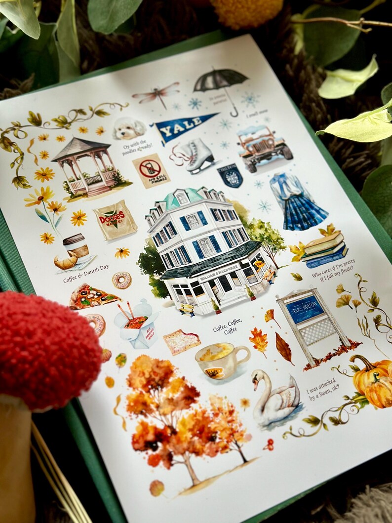 Gilmore Girls Story Fine Art Print, Watercolour Print - Etsy