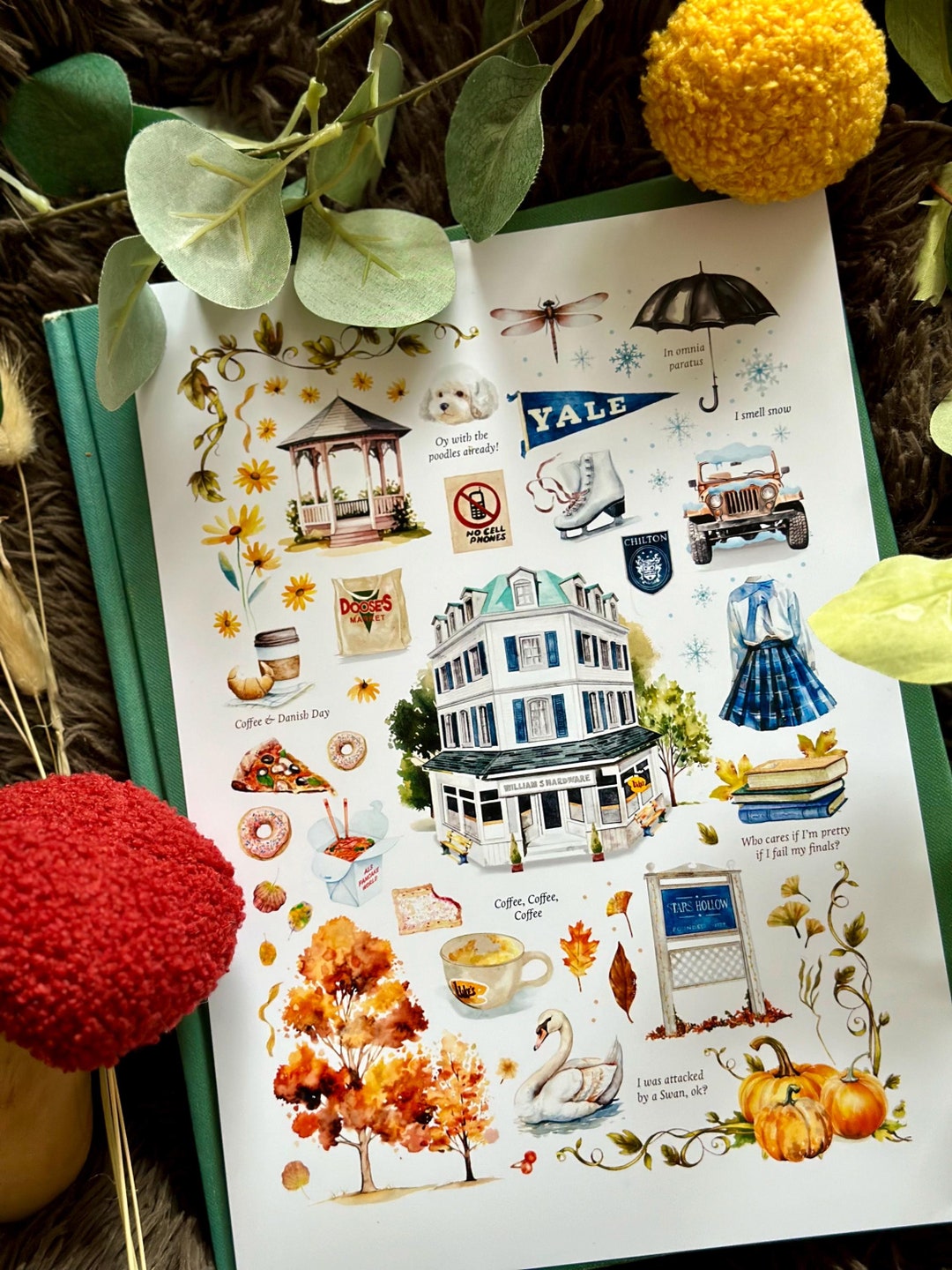 Gilmore Girls Story Fine Art Print, Watercolour Print - Etsy