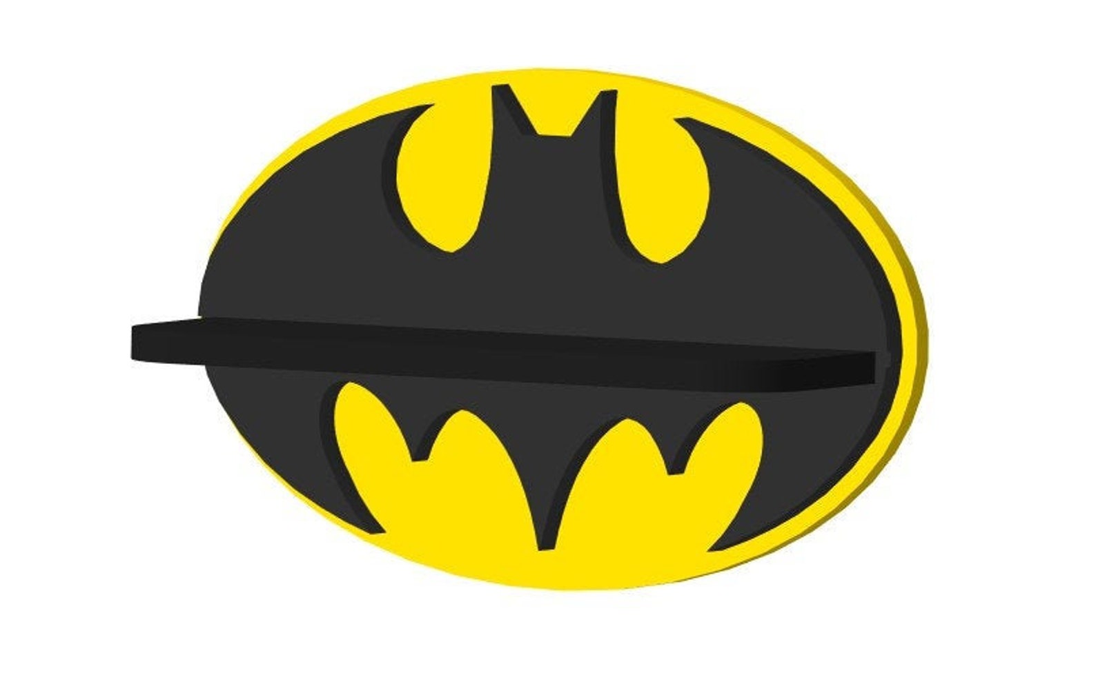 Shelf Batman. Vector file cnc cnc files cut dxf files for | Etsy