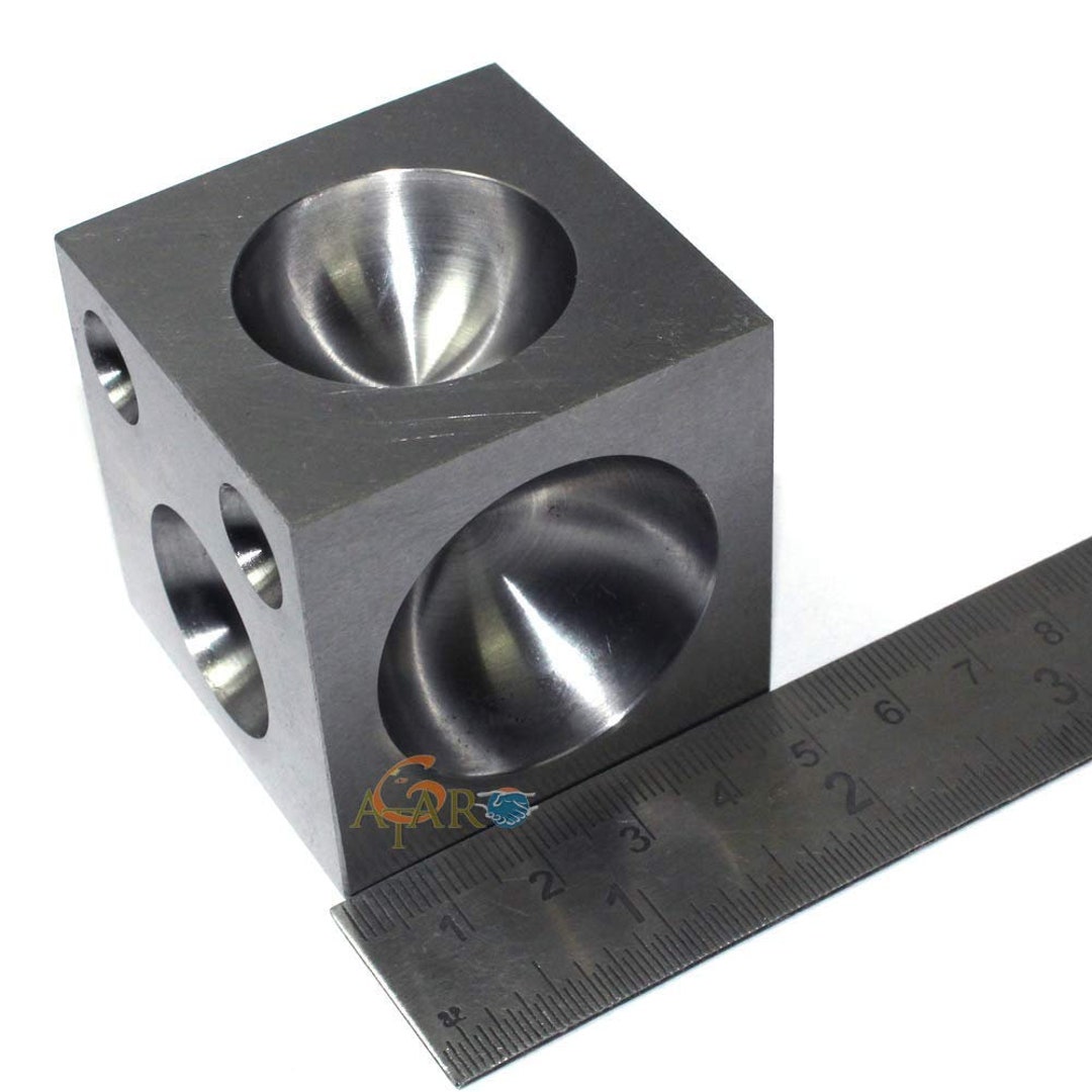ATAR Metal Dapping Doming & Forming Block Groove Line Swage Block ...