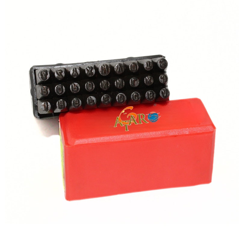 ATAR 27 Jewelers Alphabet Stamp Set: Craft Punch Tool (0.8mm-4mm) - Etsy