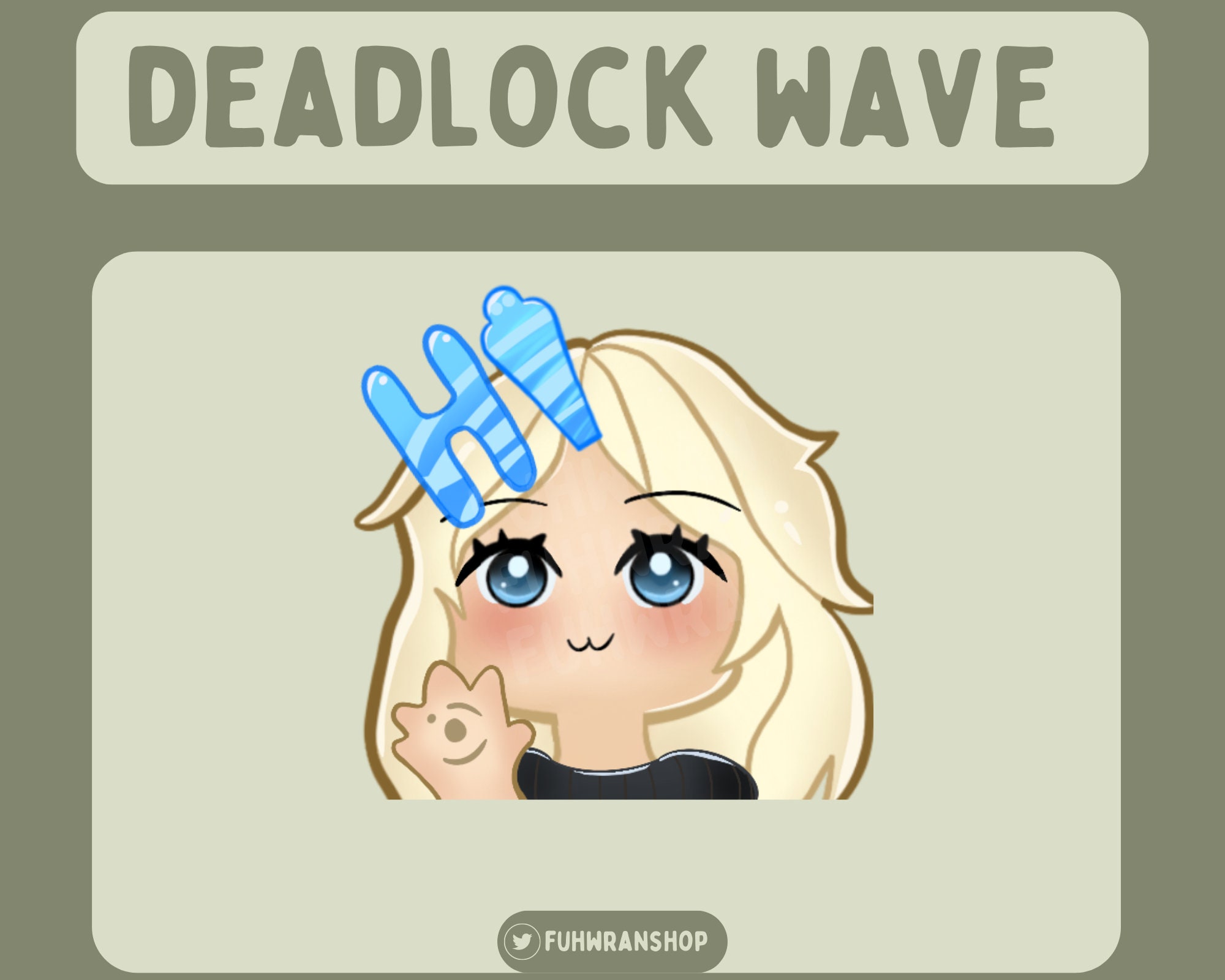 P2U Deadlock Valorant Wave Emote for Twitch/discord/streaming - Etsy